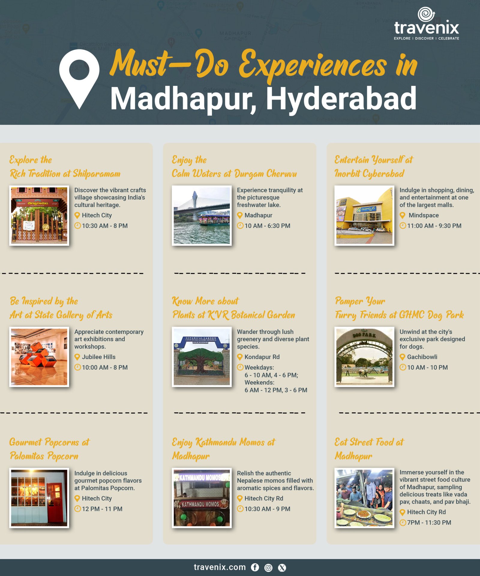 Top 12 Places to Visit in Madhapur, Hyderabad